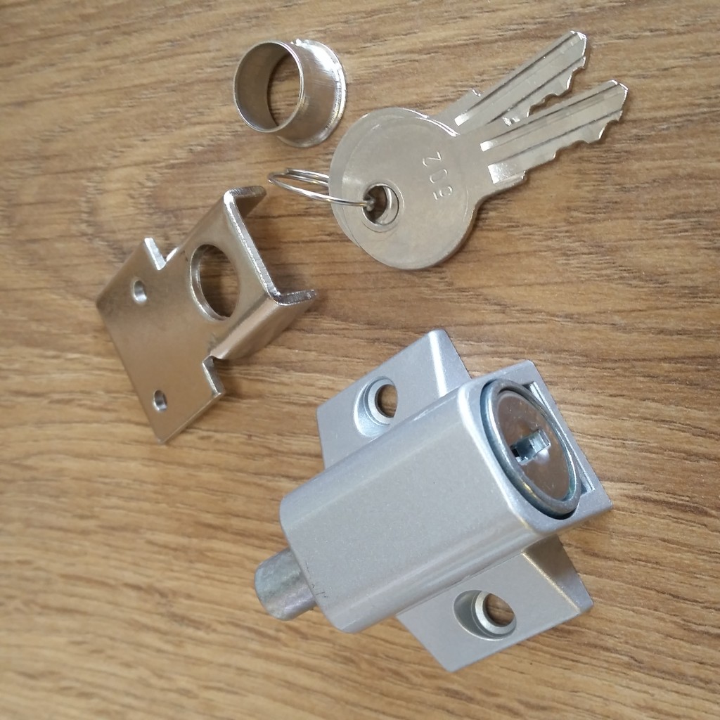 Cube Lock – Silver (PAC02) – King Solutions – UK Door Locks