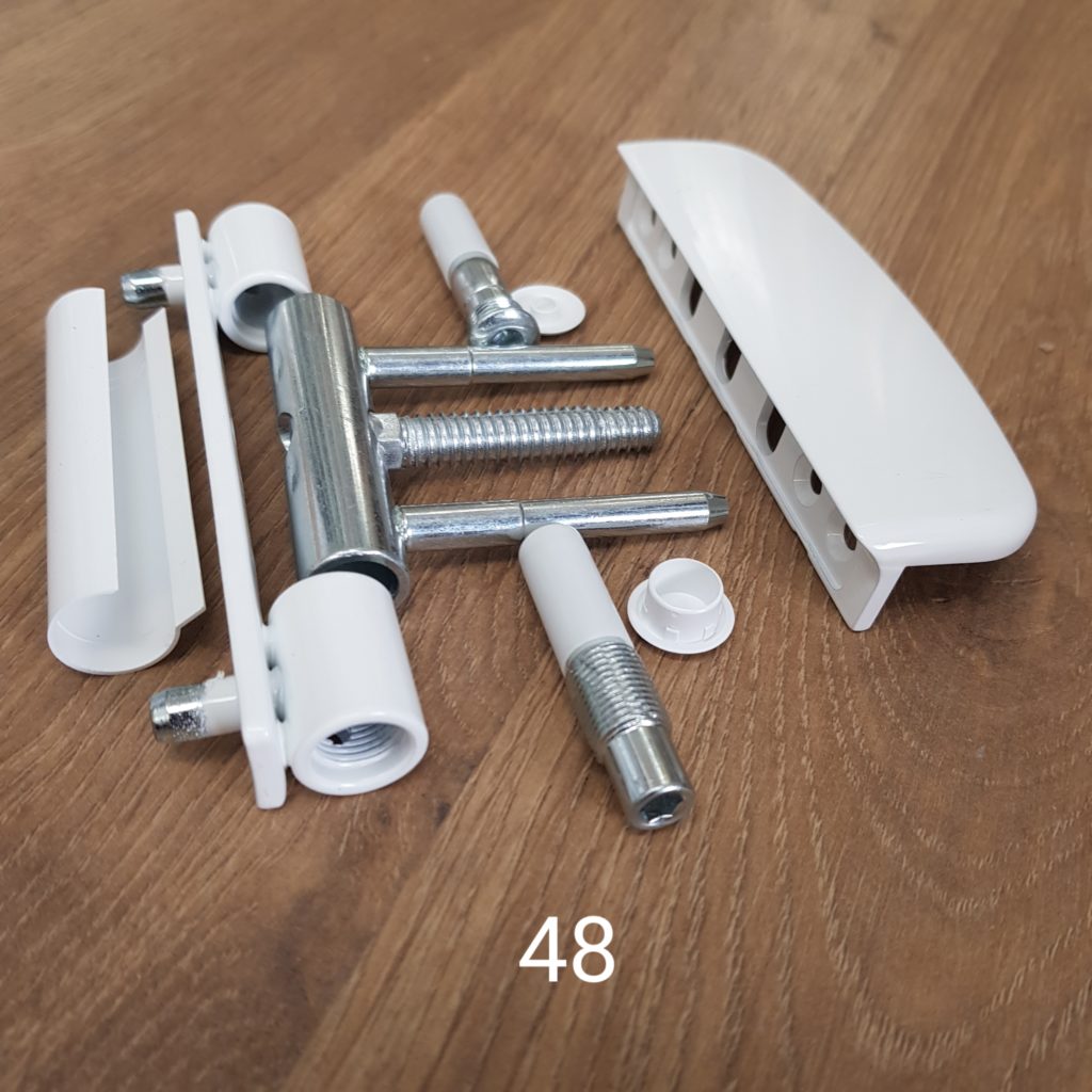 Square edge (48) 2d dynamic hinge SFS (sfssqd48) – King Solutions – UK ...