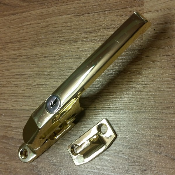 Timber Window Handle -Gold (HAN41C) – King Solutions – UK Door Locks