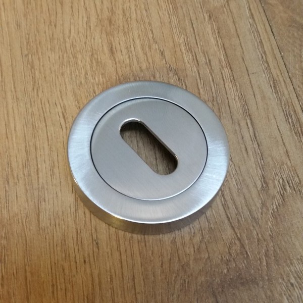 Key Escutcheon Satin Chrome (Z290b) – King Solutions – UK Door Locks
