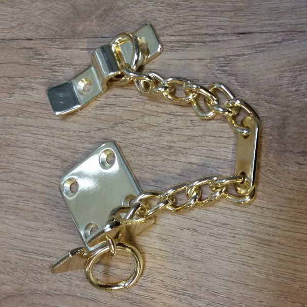 Safety Chain Brass (ADS01a) – King Solutions – UK Door Locks