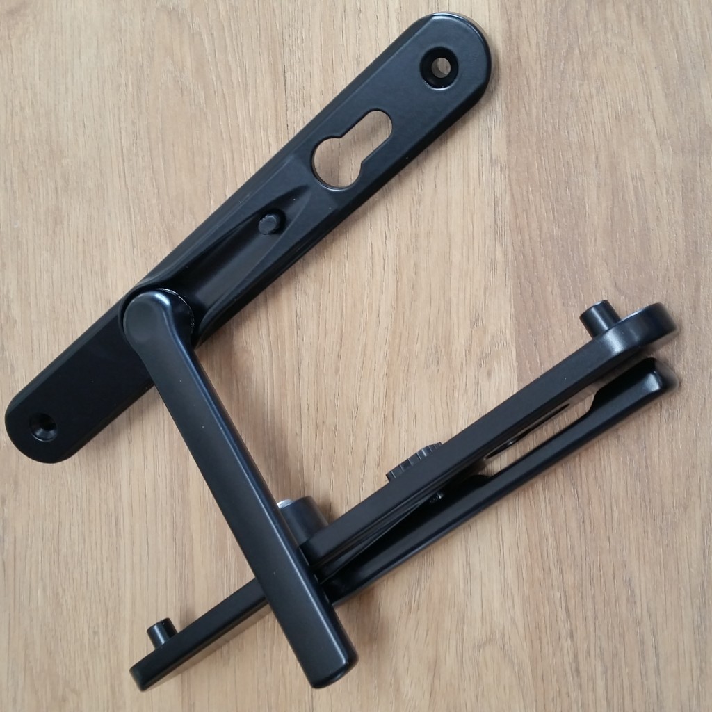 Bifold/Shutter 92mm L/Lever Folding Handle L/H Black(bfs92lb) – King ...