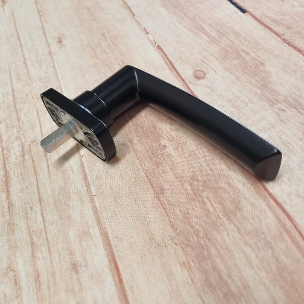 Black Unsprung 360 Degree Door handle(Clicks at 90 & 180 Degree) -50mm ...